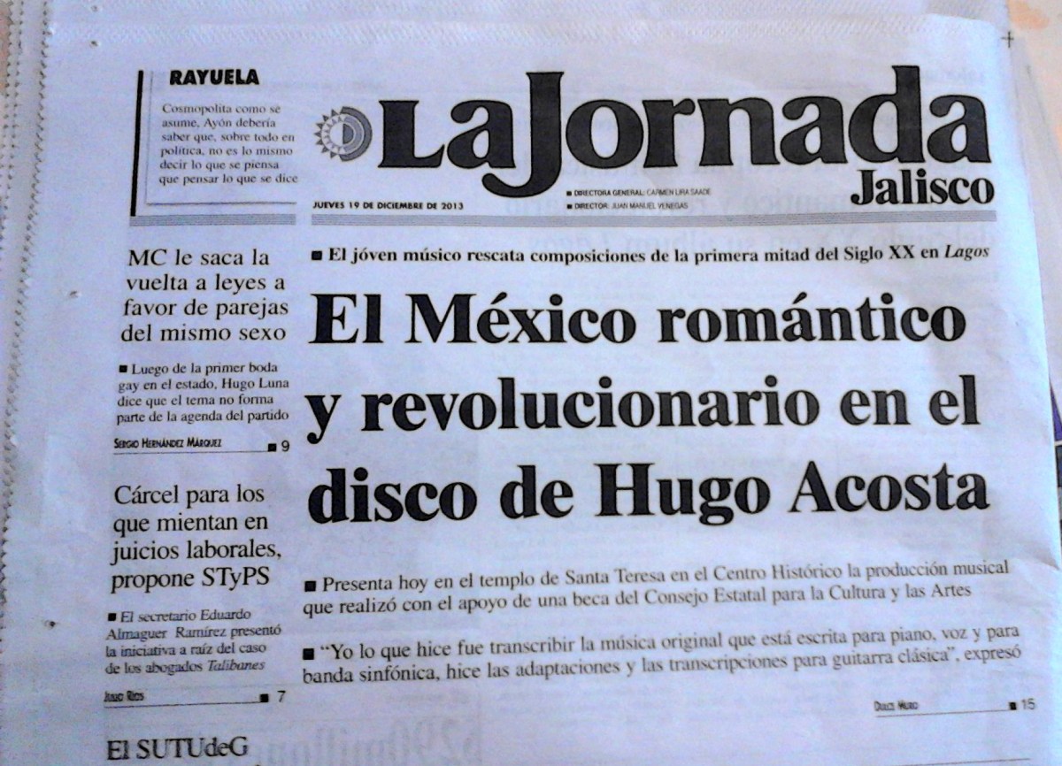 Discography – Hugo Acosta